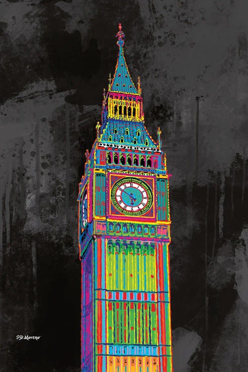 London Big Ben Canvas Wall Art by Michael Tompsett | iCanvas