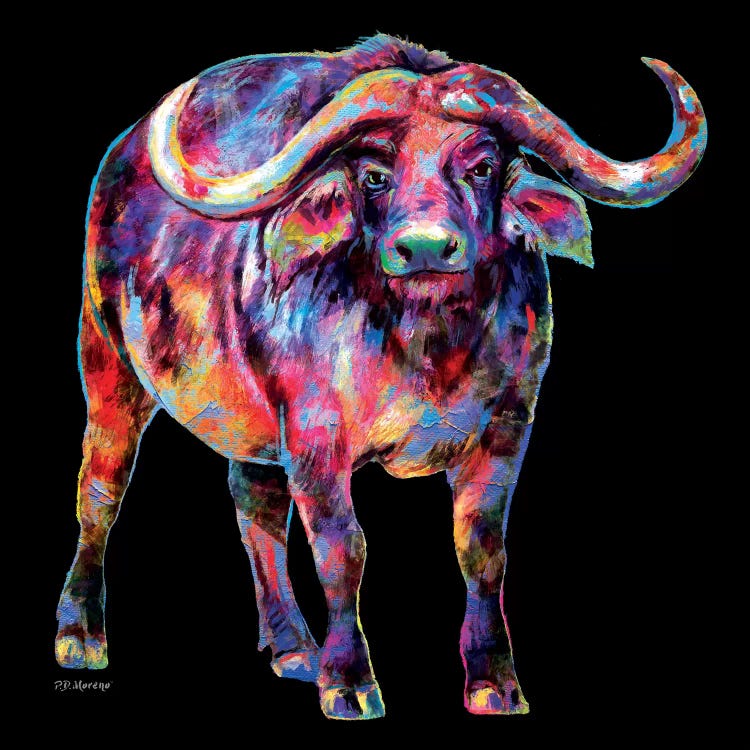 Water Buffalo Canvas Wall Art by P.D. Moreno | iCanvas