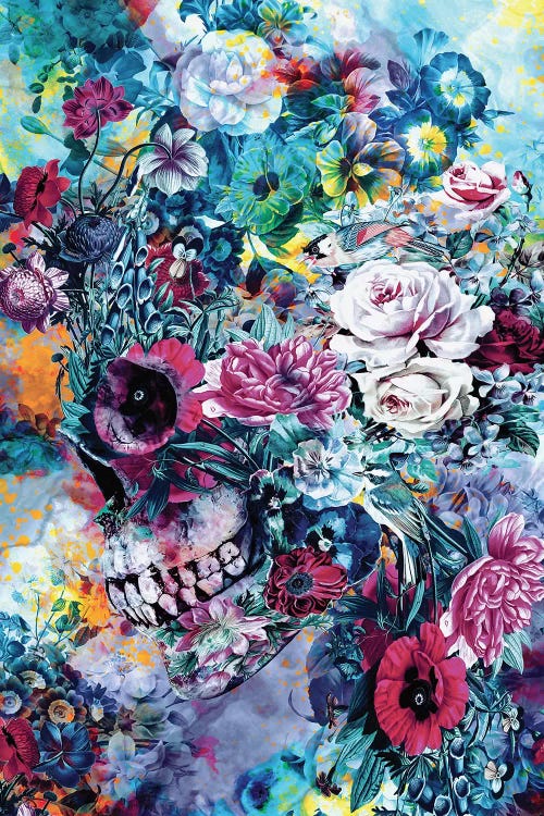 Surreal Skull Canvas Wall Art by Riza Peker | iCanvas