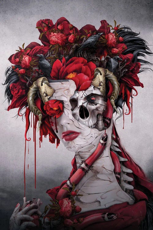 Myerasalome - Queen Of Havoc Canvas Wall Art by Nene Thomas | iCanvas