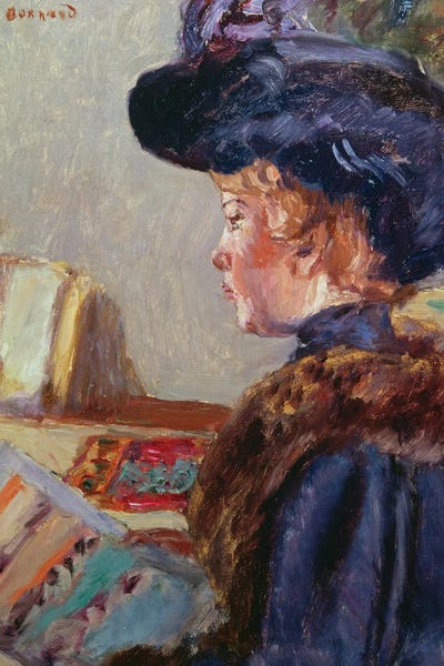 Woman Writing Canvas Art Print by Pierre Bonnard | iCanvas