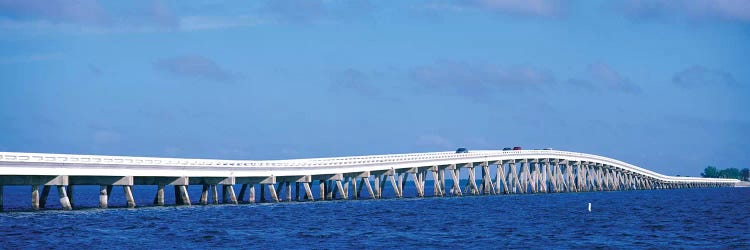 Causeway Over Atlantic Ocean, Sanibel Causeway, S - Canvas Wall Art