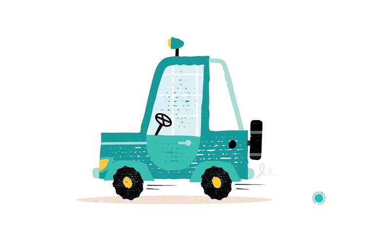 Jeep Canvas Wall Art by PaperPaintPixels | iCanvas