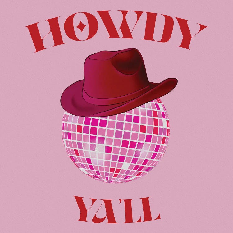 Howdy Yall Canvas Wall Art by Marcus Prime | iCanvas