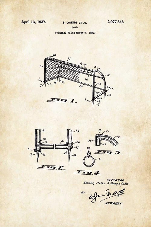 Soccer Goal Canvas Wall Art by Kitslam | iCanvas