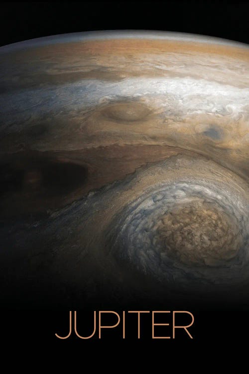 Jupiter Poster Canvas Wall Art by Paul Rommer | iCanvas