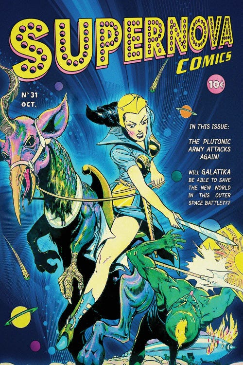 Supernova II Canvas Wall Art by Radio Days | iCanvas