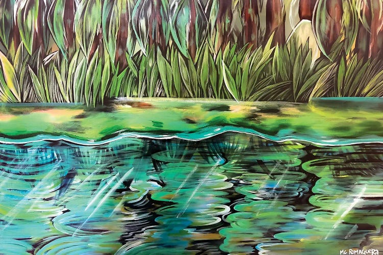 Colorful Bayou Canvas Wall Art by MC Romaguera | iCanvas