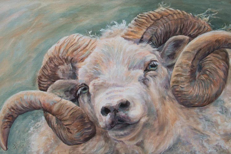 Hey Ewe Canvas Wall Art by Ruth Aslett | iCanvas