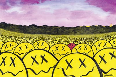 Graffiti Love Canvas Wall Art by Ross Hendrick | iCanvas