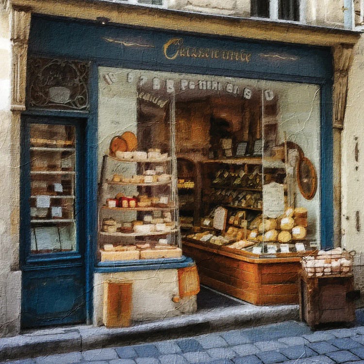 French Shop I Canvas Wall Art by RileyB | iCanvas