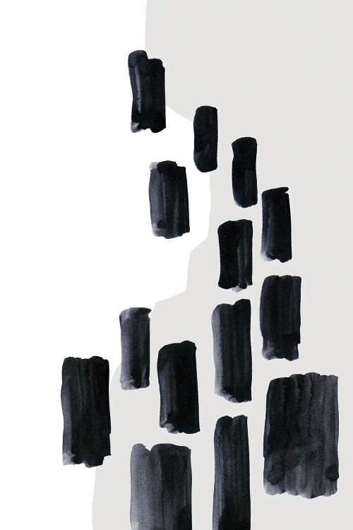 Abstract Bars Canvas Wall Art by blursbyai | iCanvas