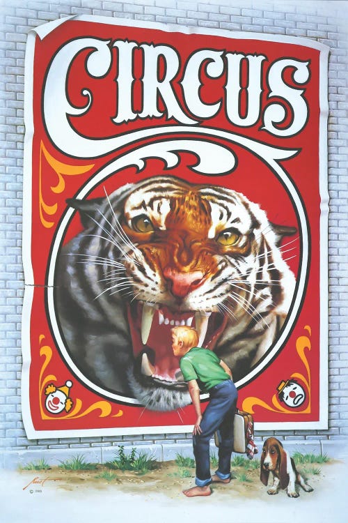 Circus Art Fair Canvas Wall Art by D. "Rusty" Rust | iCanvas