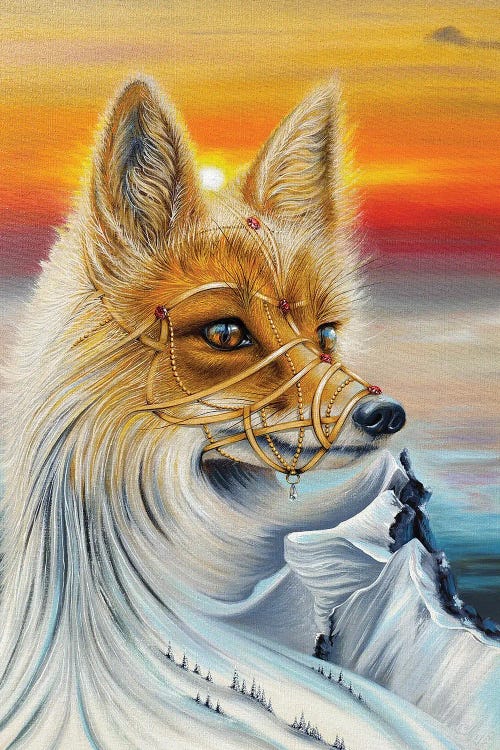 At The Top Of Foreboding Canvas Wall Art by Anna Shabalova | iCanvas