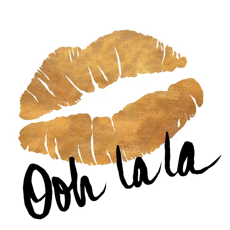 Ooh La La Lips Canvas Wall Art by SD Graphics Studio | iCanvas