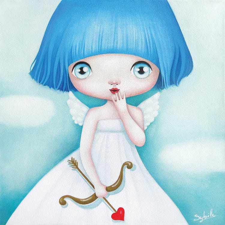 Cupidon Canvas Wall Art by Stéphanie Bouw | iCanvas
