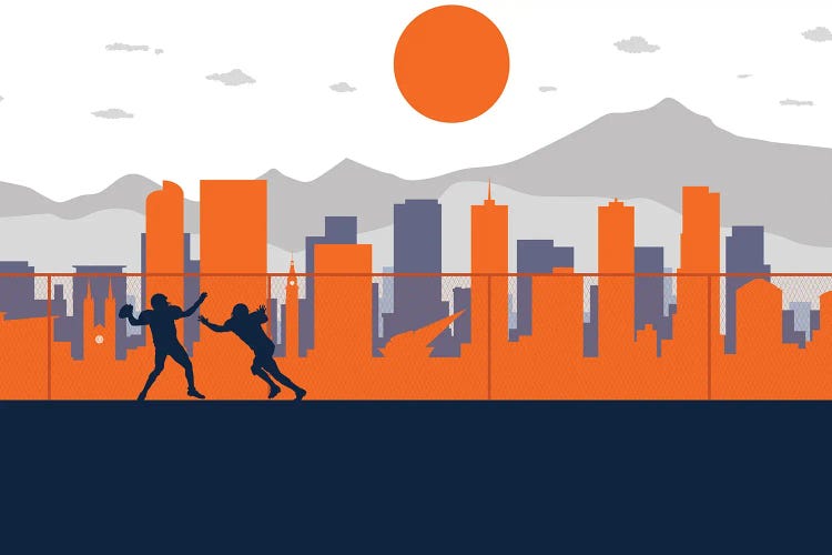 Denver Training Canvas Wall Art by SKYWORLDPROJECT | iCanvas