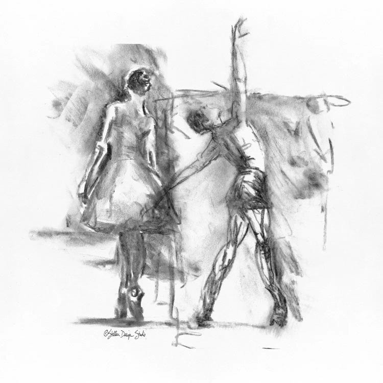 Dance Figure III Canvas Wall Art by Stellar Design Studio | iCanvas
