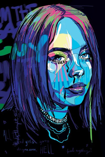 Digital Drawing & Illustration Art & Collectibles Print Pop Music no3 ...