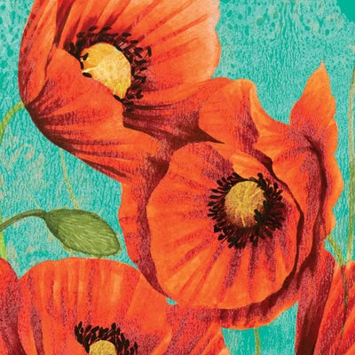 Orange Poppy Painting