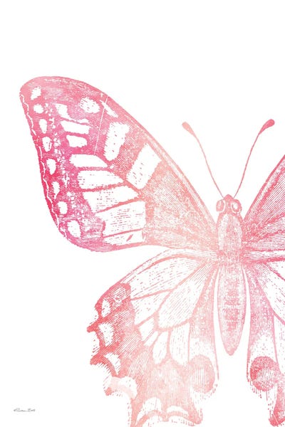 Real Light Pink Butterfly