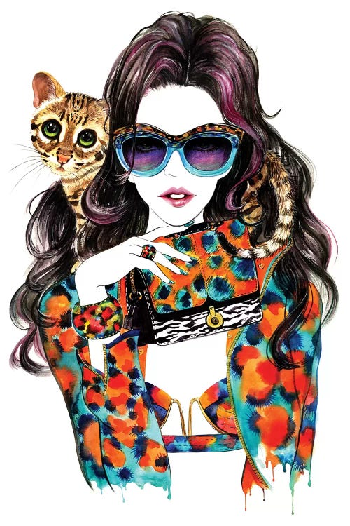 Kenzo Canvas Wall Art by Sunny Gu | iCanvas