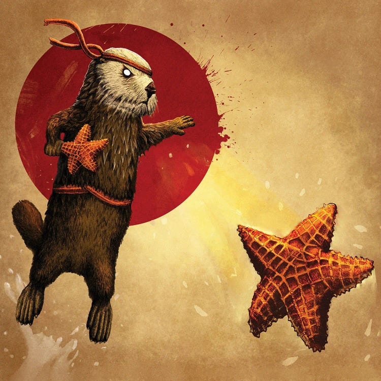 Captain Cuddles Canvas Wall Art by Tim Andraka | iCanvas