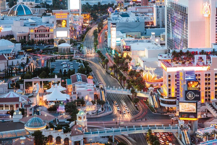 The Strip, Las Vegas, Nevada Canvas - Canvas Wall Art | Matteo Colombo