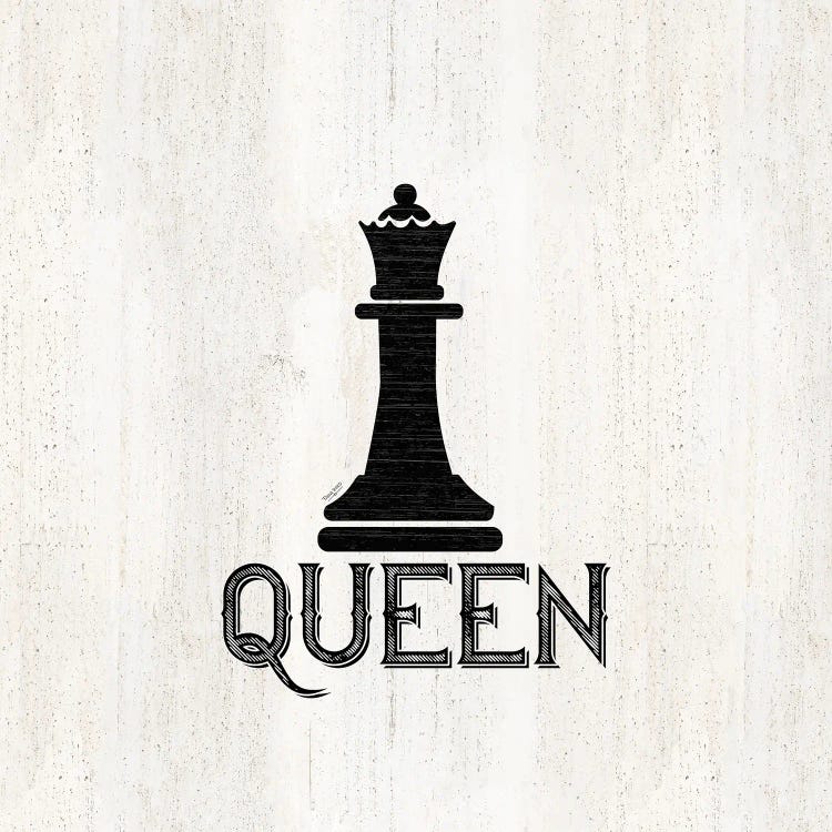 Chess Piece II-Queen Canvas Wall Art by Tara Reed | iCanvas