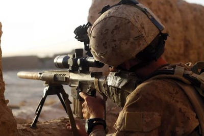 US Army Ranger In Afghanistan Combat Sc - Canvas Art Print | Tom Weber