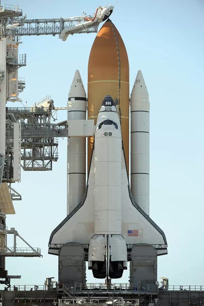 Atlantis Space Shuttle Side View