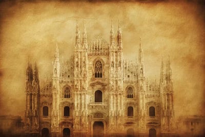 Milan Canvas Art Print by IdeaStorm Studios | iCanvas