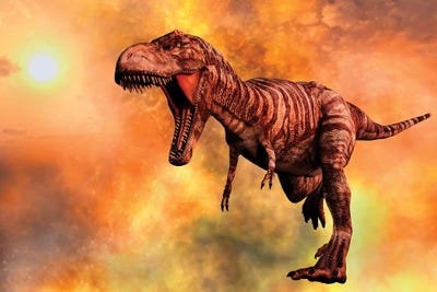 Tyrannosaurus Rex Jurassic Park Art