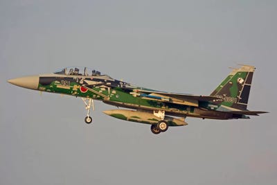 A6M Japanese Zero Flying Over Chino, Cal - Canvas Print | Phil Wallick