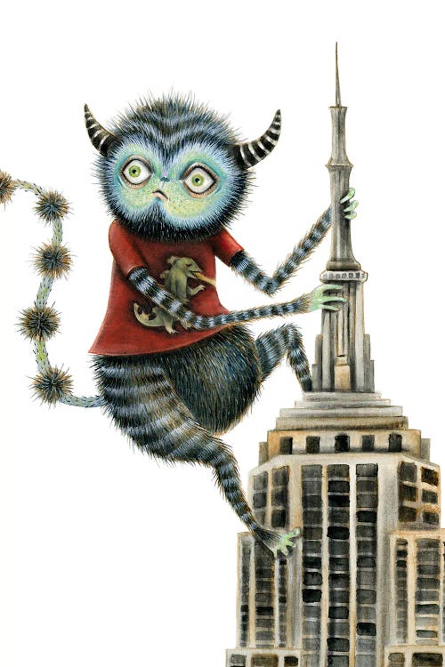 Giant Monster Fan Club Canvas Wall Art by TDow Thomas | iCanvas