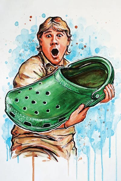Steve Irwin Croc Shoe Green