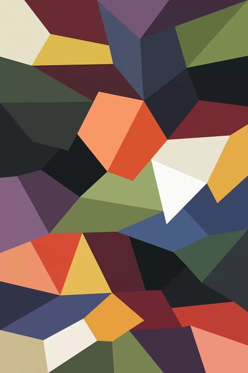 Falling Rocks Canvas Wall Art by The Usual Designers | iCanvas