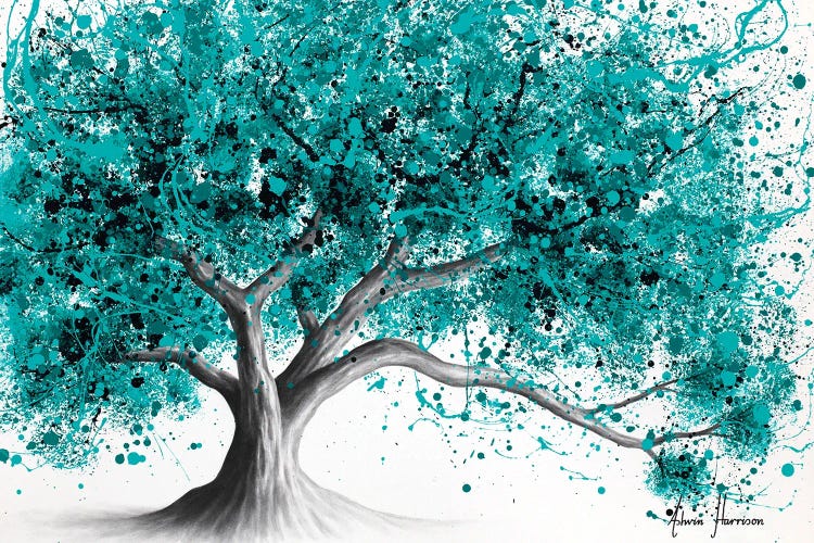 Coral Sea Tree Canvas Wall Art by Ashvin Harrison | iCanvas