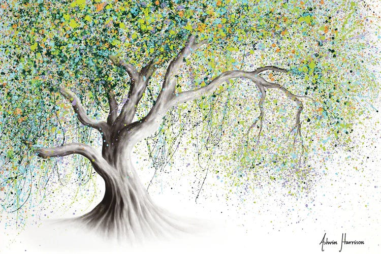 Bright Memory Tree Canvas Wall Art by Ashvin Harrison | iCanvas