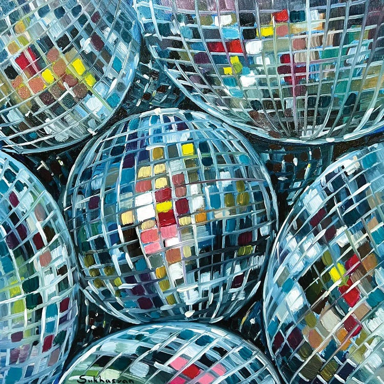 Disco Balls Canvas Wall Art by Victoria Sukhasyan | iCanvas