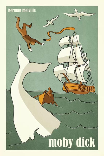 Moby Dick Book Art
