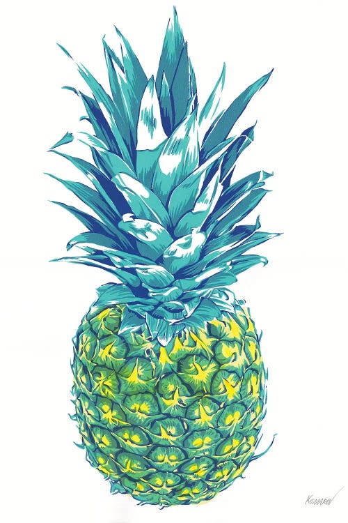 Mr. And Mrs. Pineapple Diptych Ca - Canvas Wall Art | Chelsea Victoria