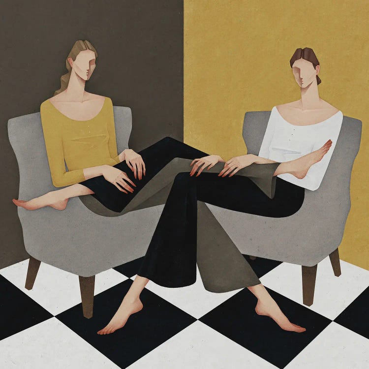 Dissociation Canvas Wall Art by Valeriya Simantovskaya | iCanvas