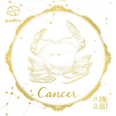 Cancer Wall Art & Canvas Prints - Zodiac Sign Art | iCanvas