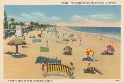 Vintage Beach Postcards