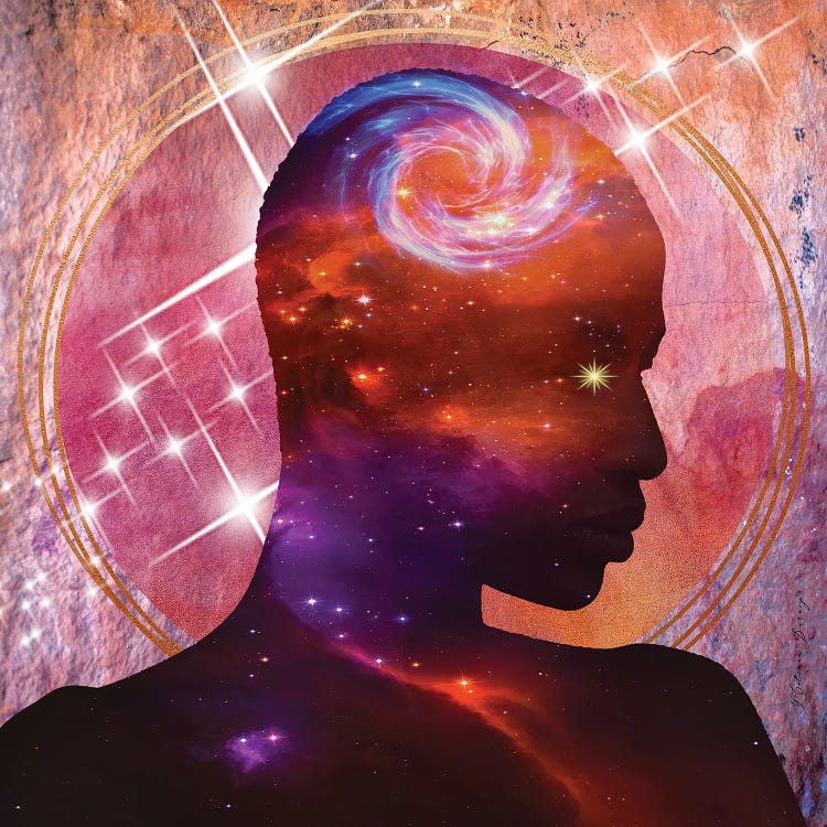 I Am The Universe Canvas Wall Art by Yvonne Coleman Burney | iCanvas