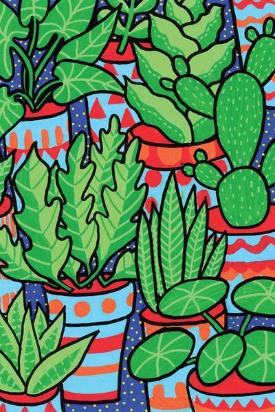 So Many Plants Canvas Wall Art by Zsalto | iCanvas