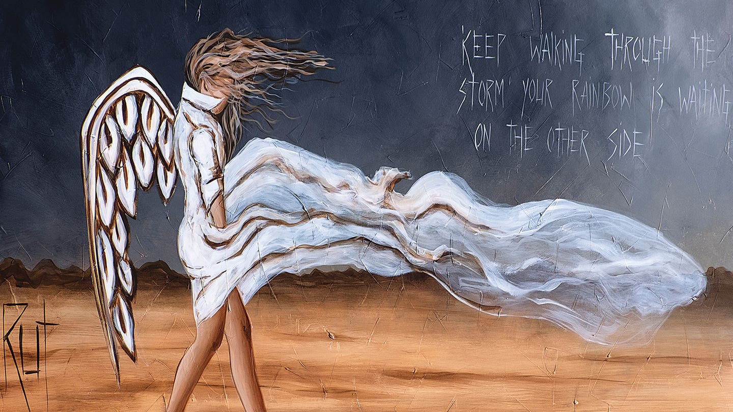 Faceless Angels: Canvas Art Prints by Ruth's Angels | iCanvas