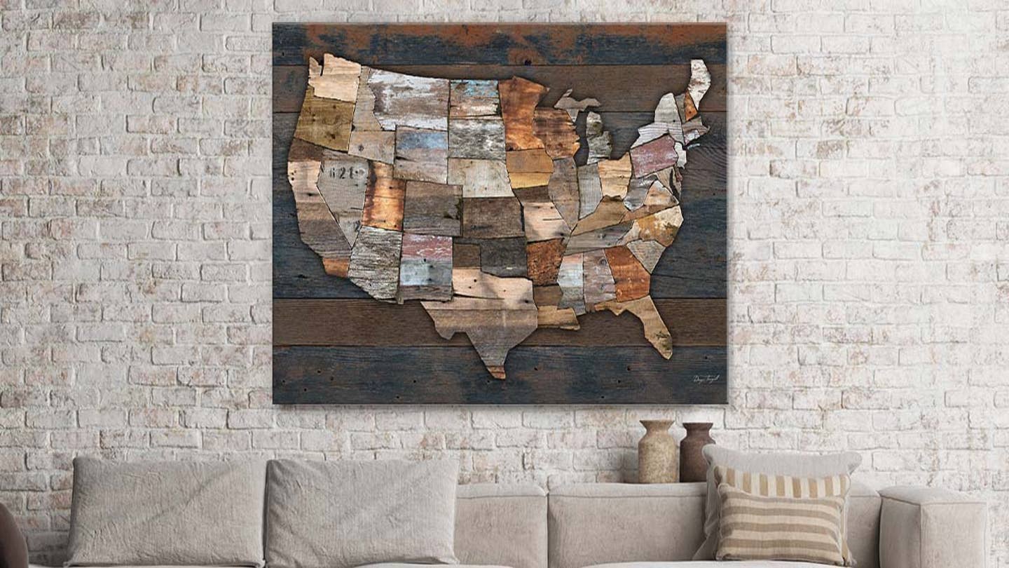Large Maps Wall Art & Canvas Prints | iCanvas