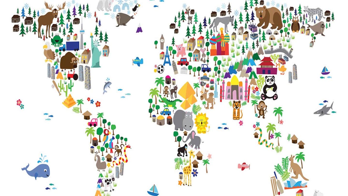 Kids Map Art - Canvas Prints & Wall Art | iCanvas